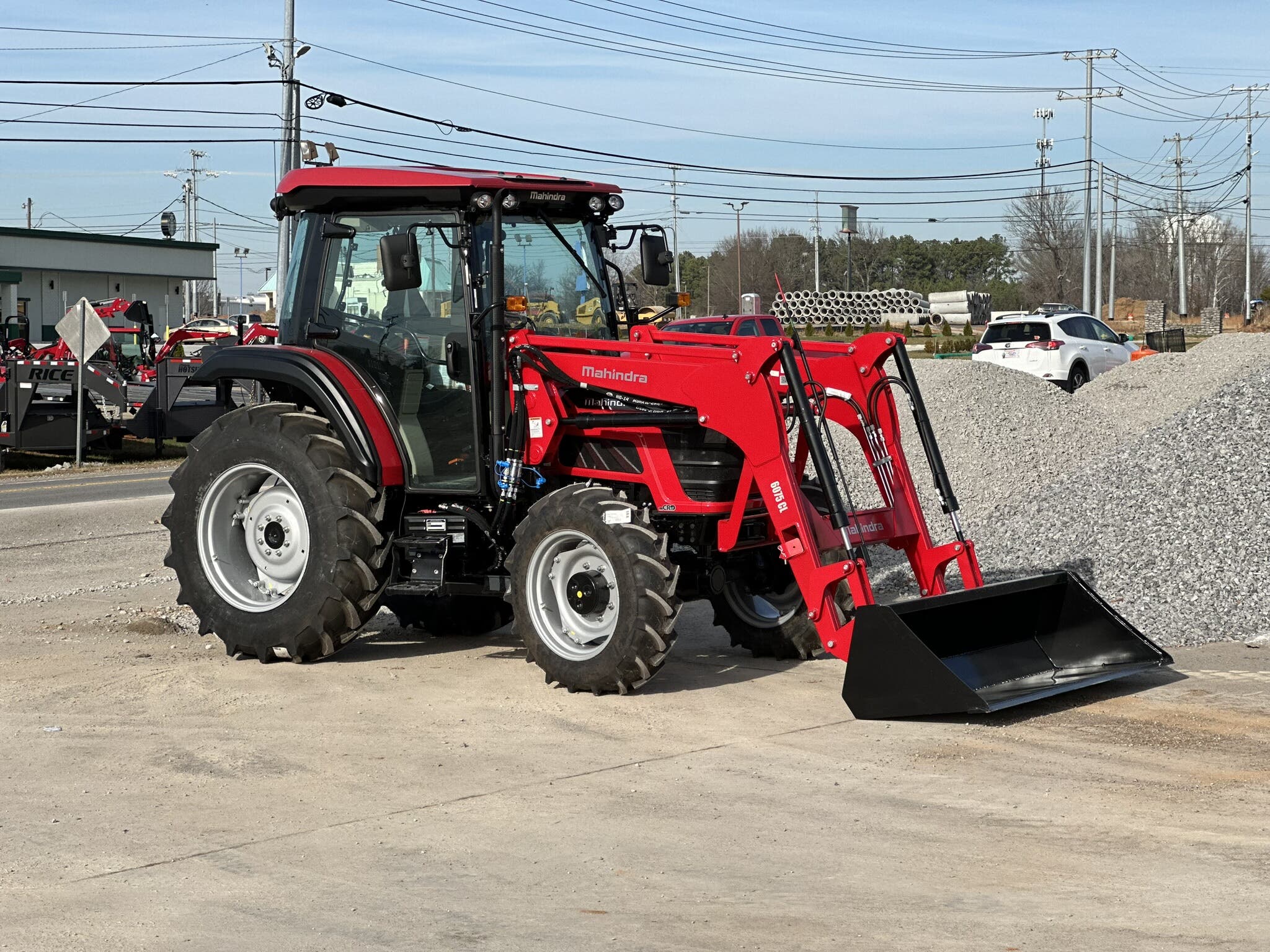 2023 Mahindra 6000 Series 6075 Cab w/ Loader
