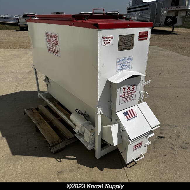 T&S P-826B Trip Hopper Range Feeder - 1250# Capacity