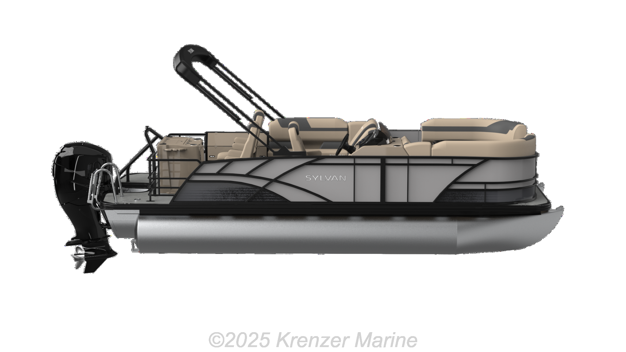 Tritoon - 2026 Sylvan L1 Party Fish | Motor & Keel